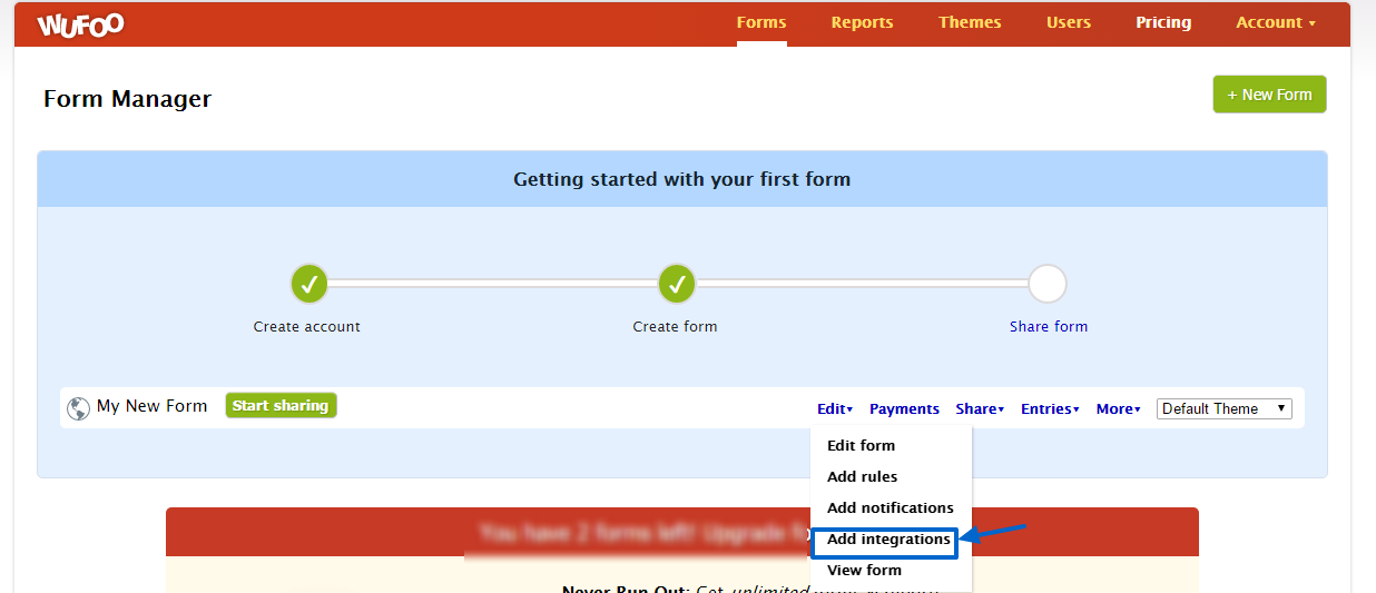 Wufoo Integration – Salesmate