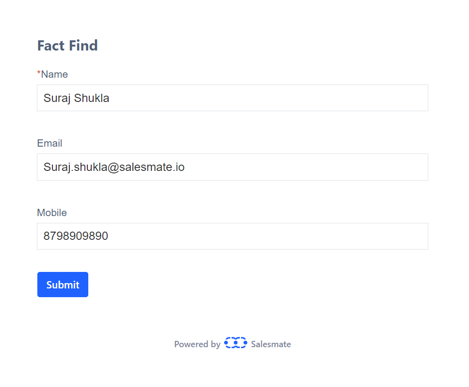 Webforms - JS API Methods – Salesmate