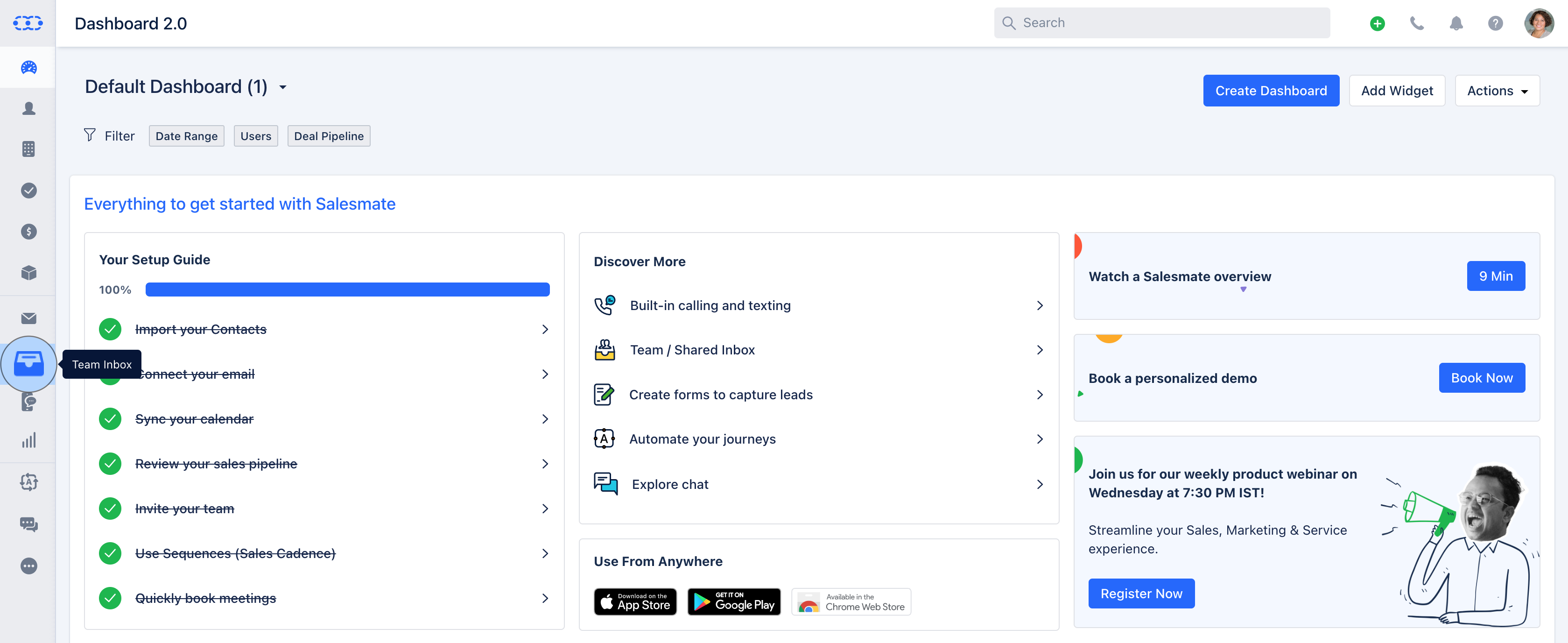 Setting up your Team Inbox – Salesmate