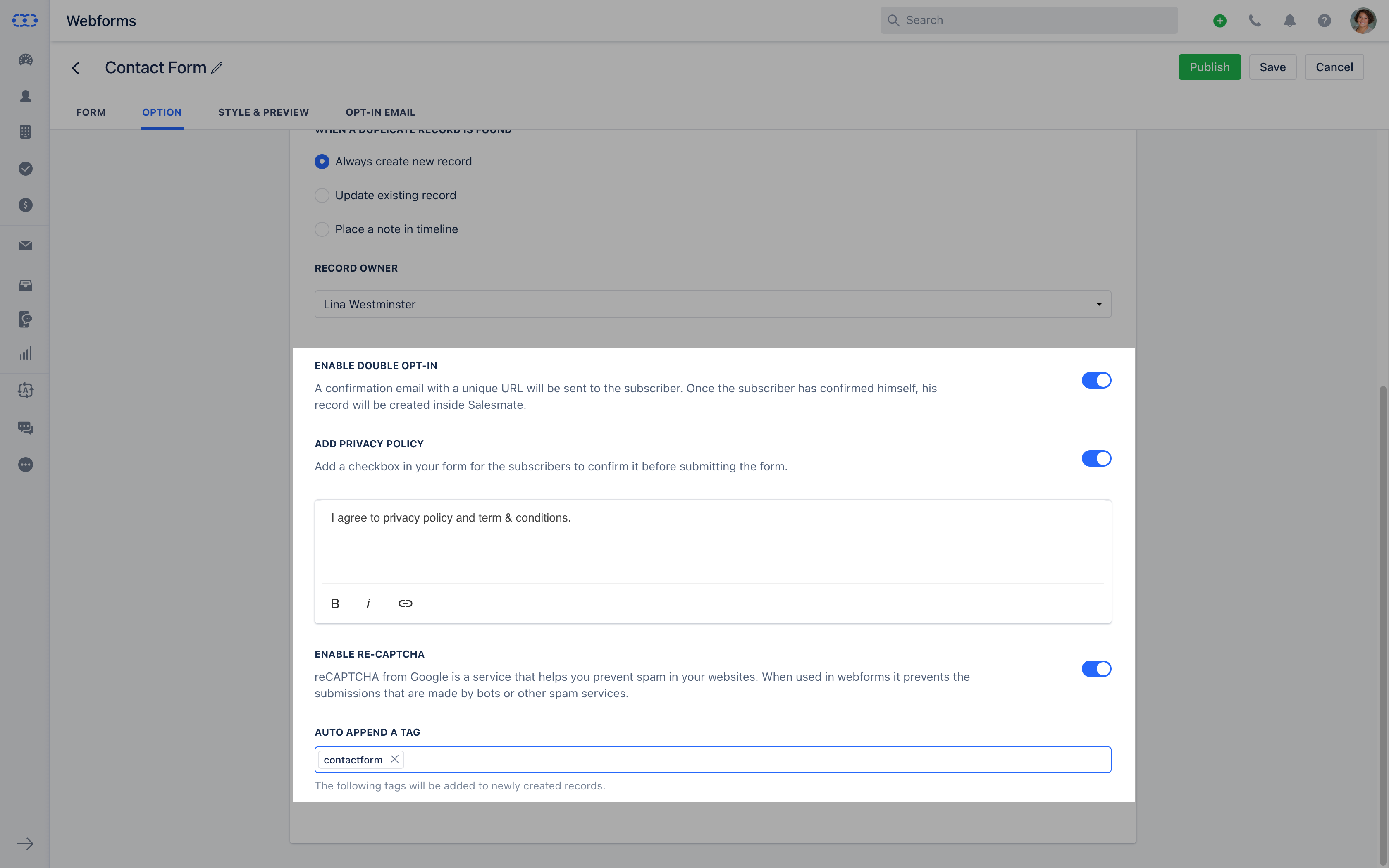 How to create a web form in Salesmate? – Salesmate