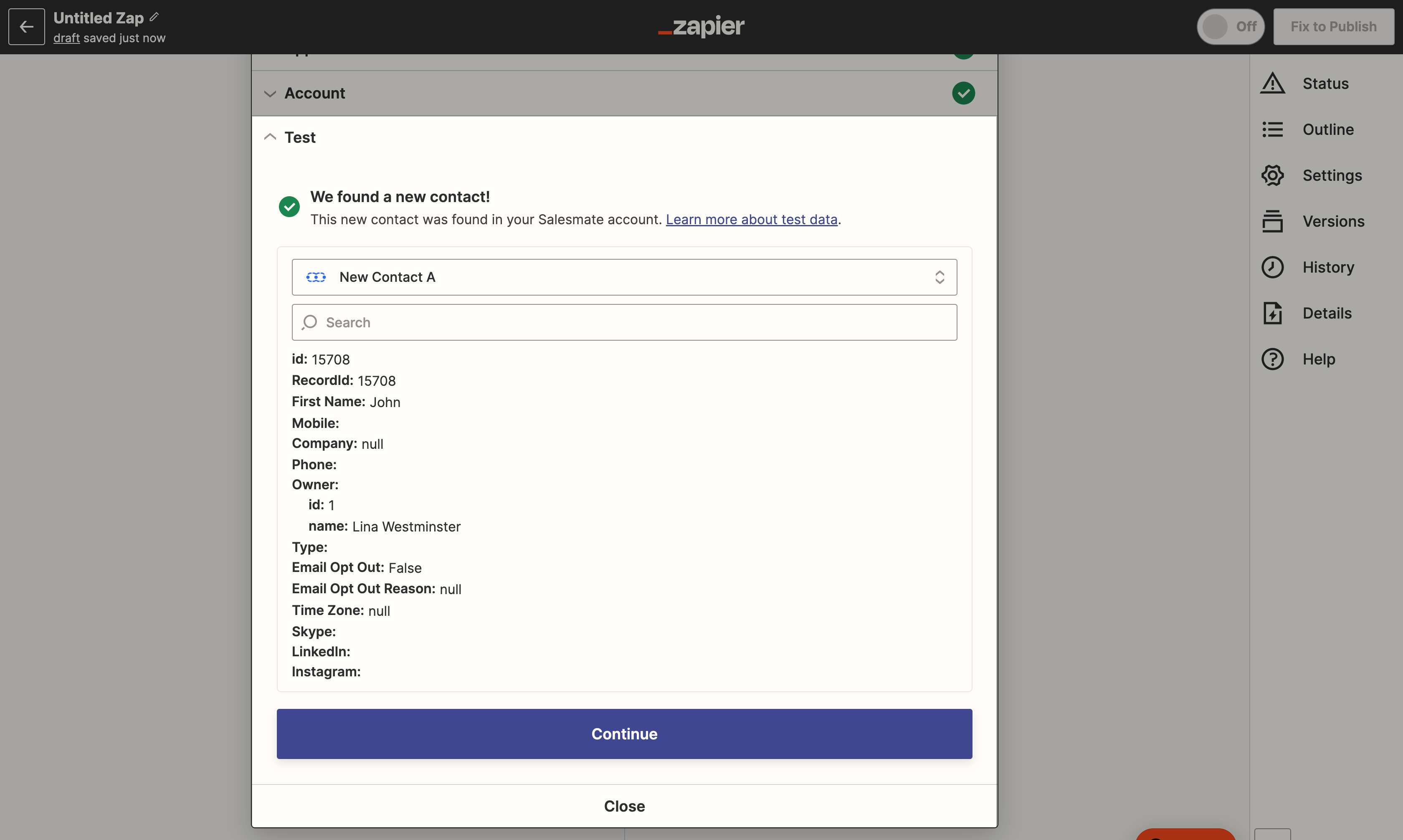 Sendlane Integration – Salesmate