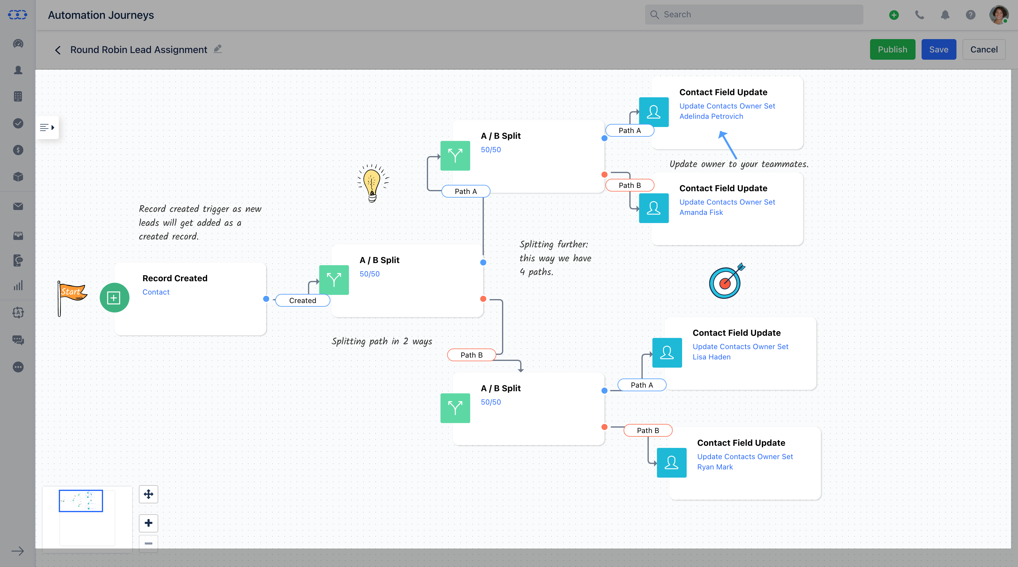 Round-Robin assignment of Records – Salesmate