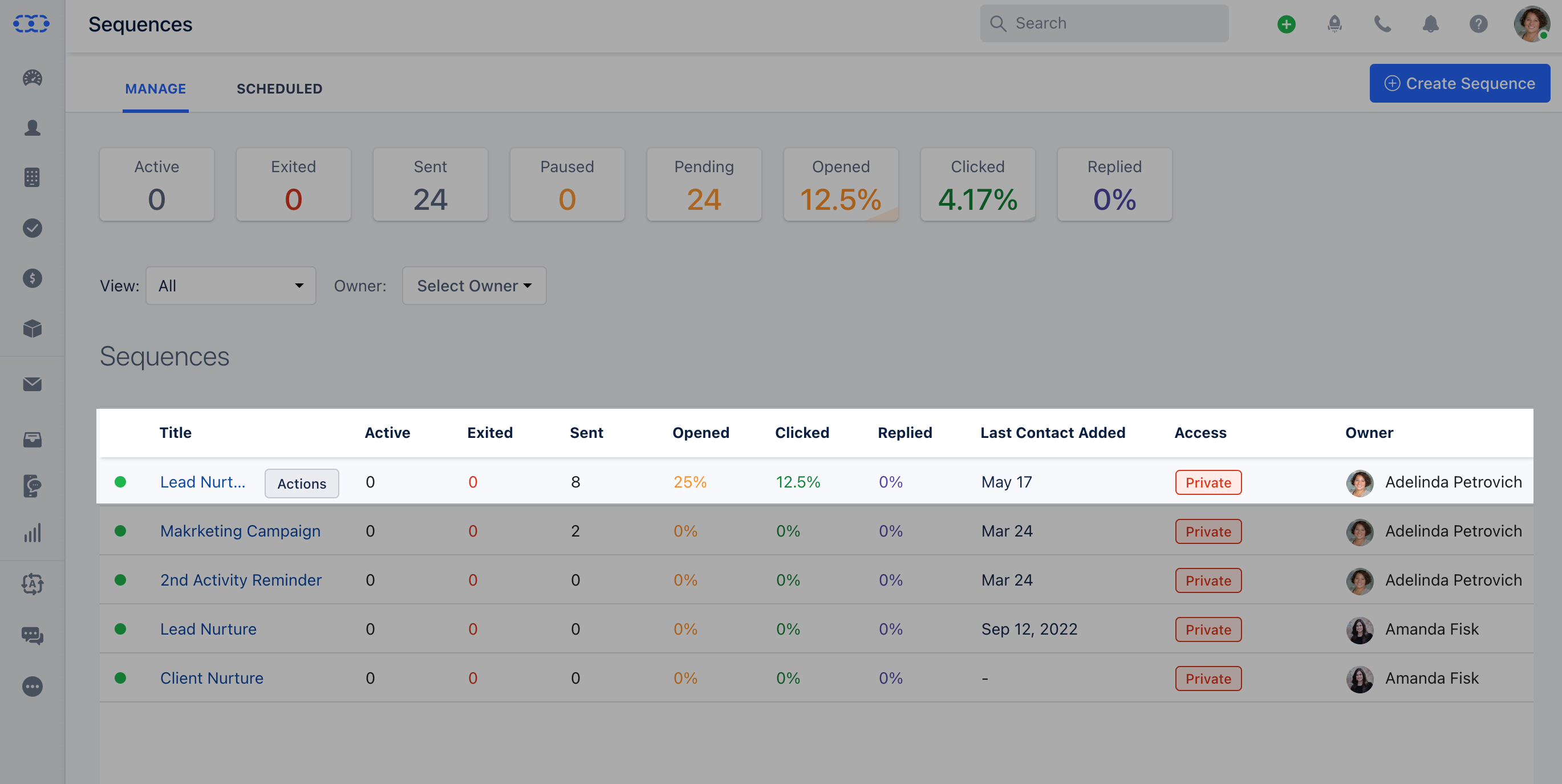 Skip a Sequence Stage – Salesmate