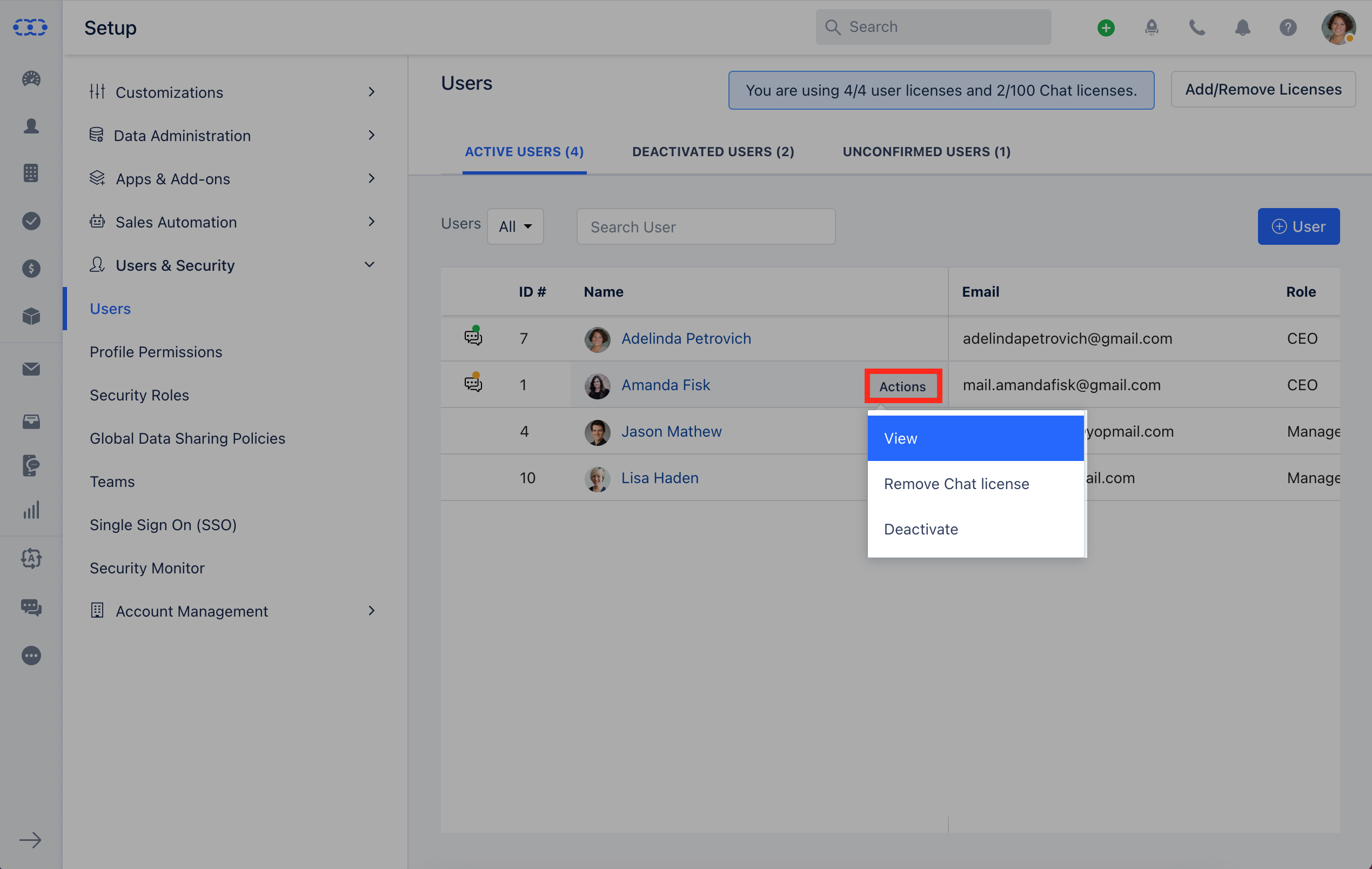 Managing Users in Salesmate – Salesmate