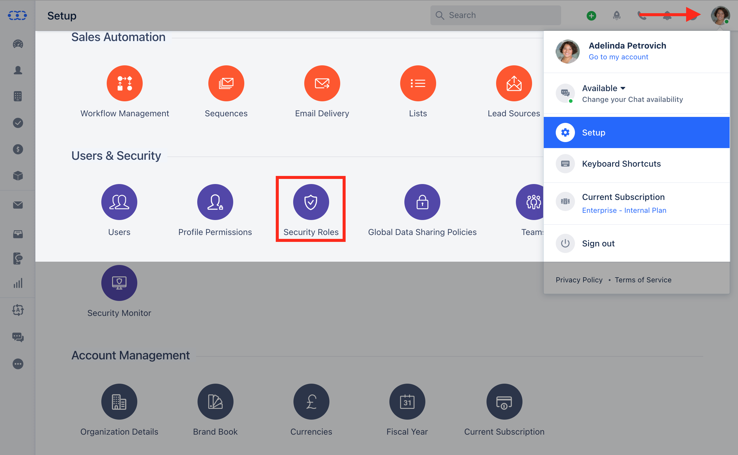 Managing Security Roles in Salesmate – Salesmate