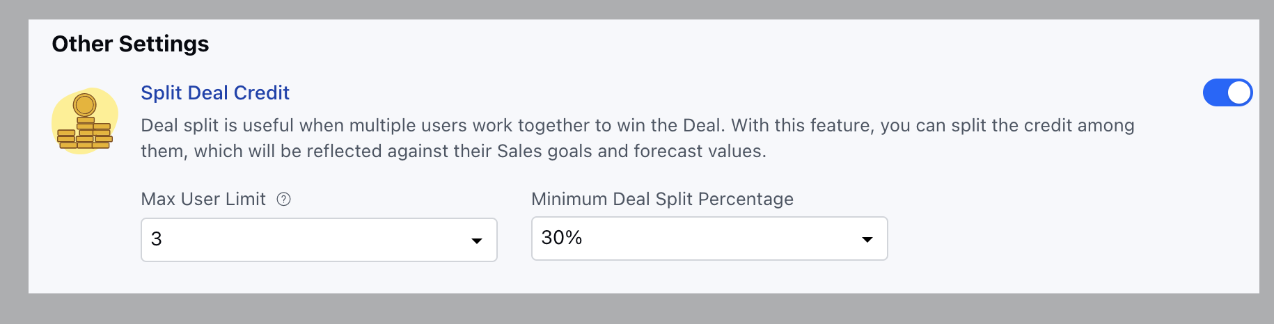 Split Deal Credit – Salesmate