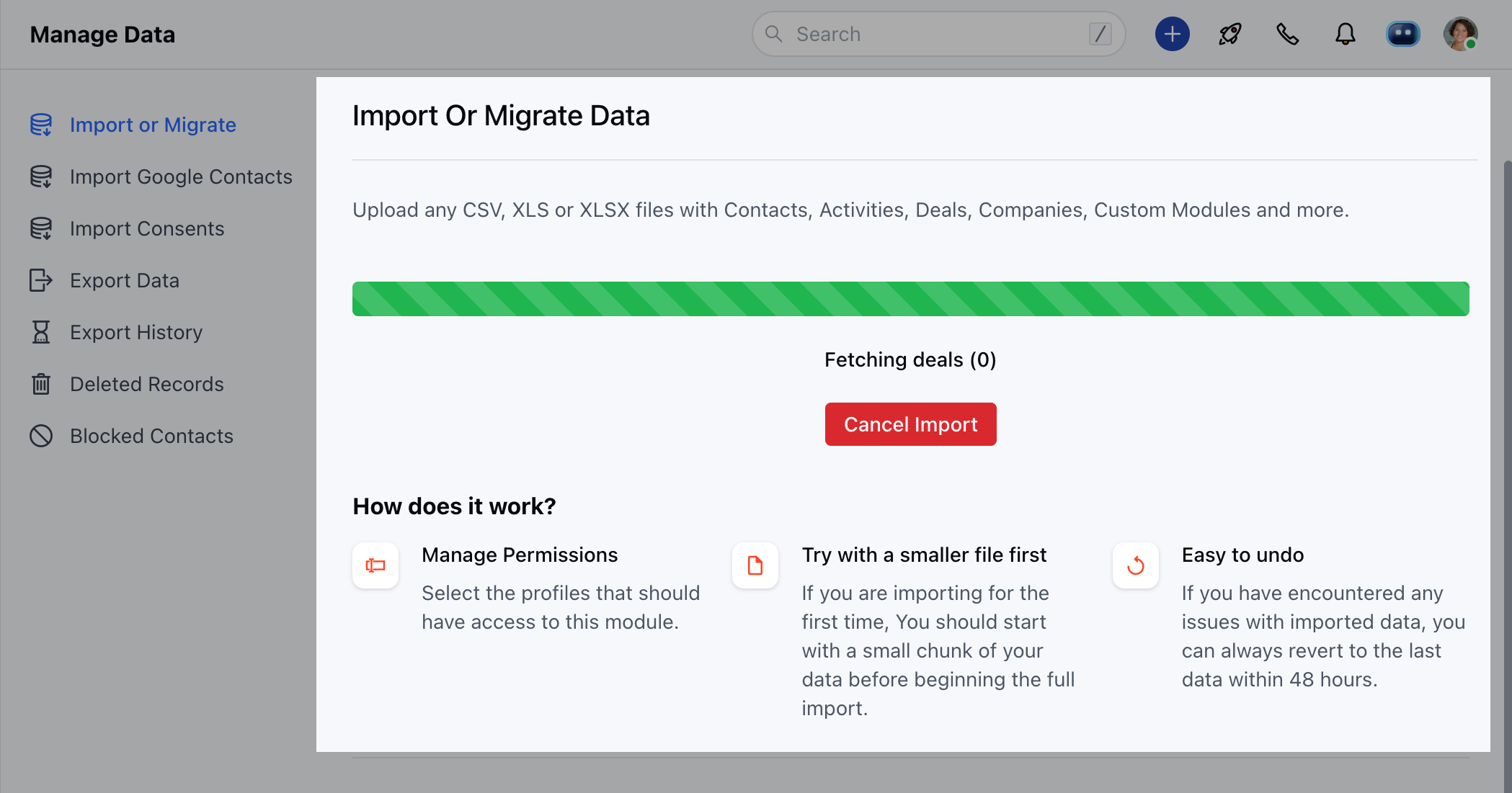Import Data From Pipedrive Crm Salesmate