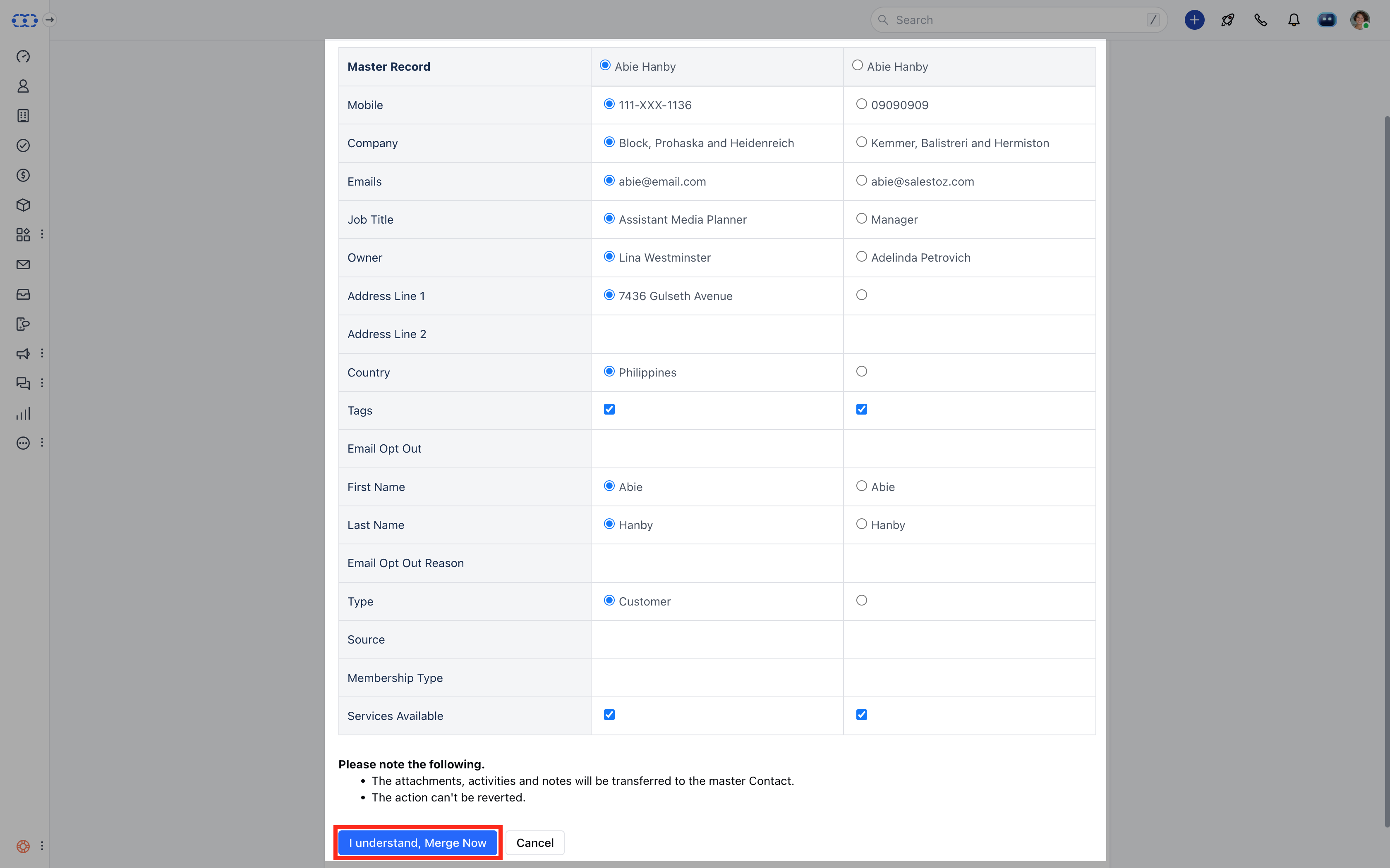 How To Avoid Duplicates And Merge Records Salesmate