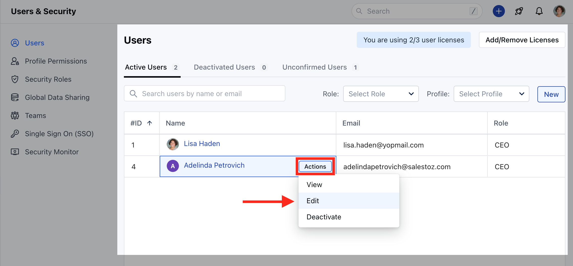 Managing Users in Salesmate – Salesmate