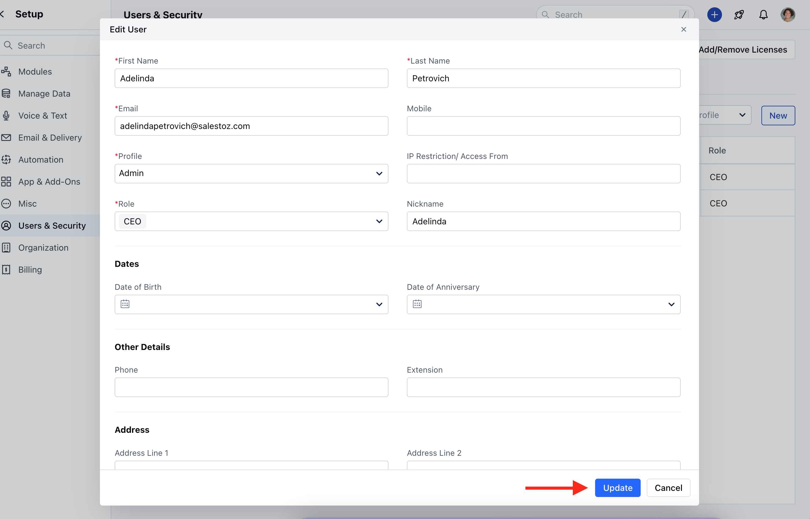 Managing Users in Salesmate – Salesmate
