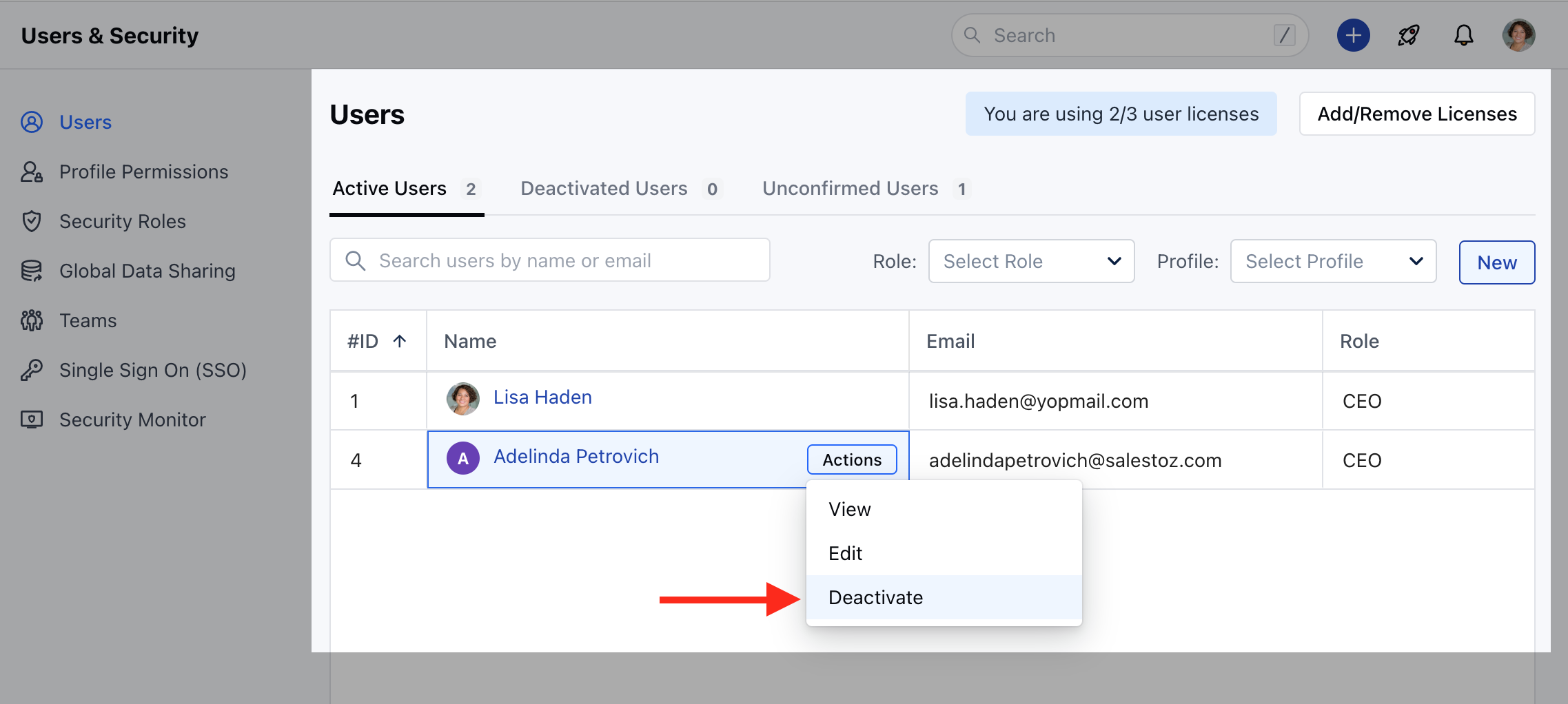 Managing Users in Salesmate – Salesmate
