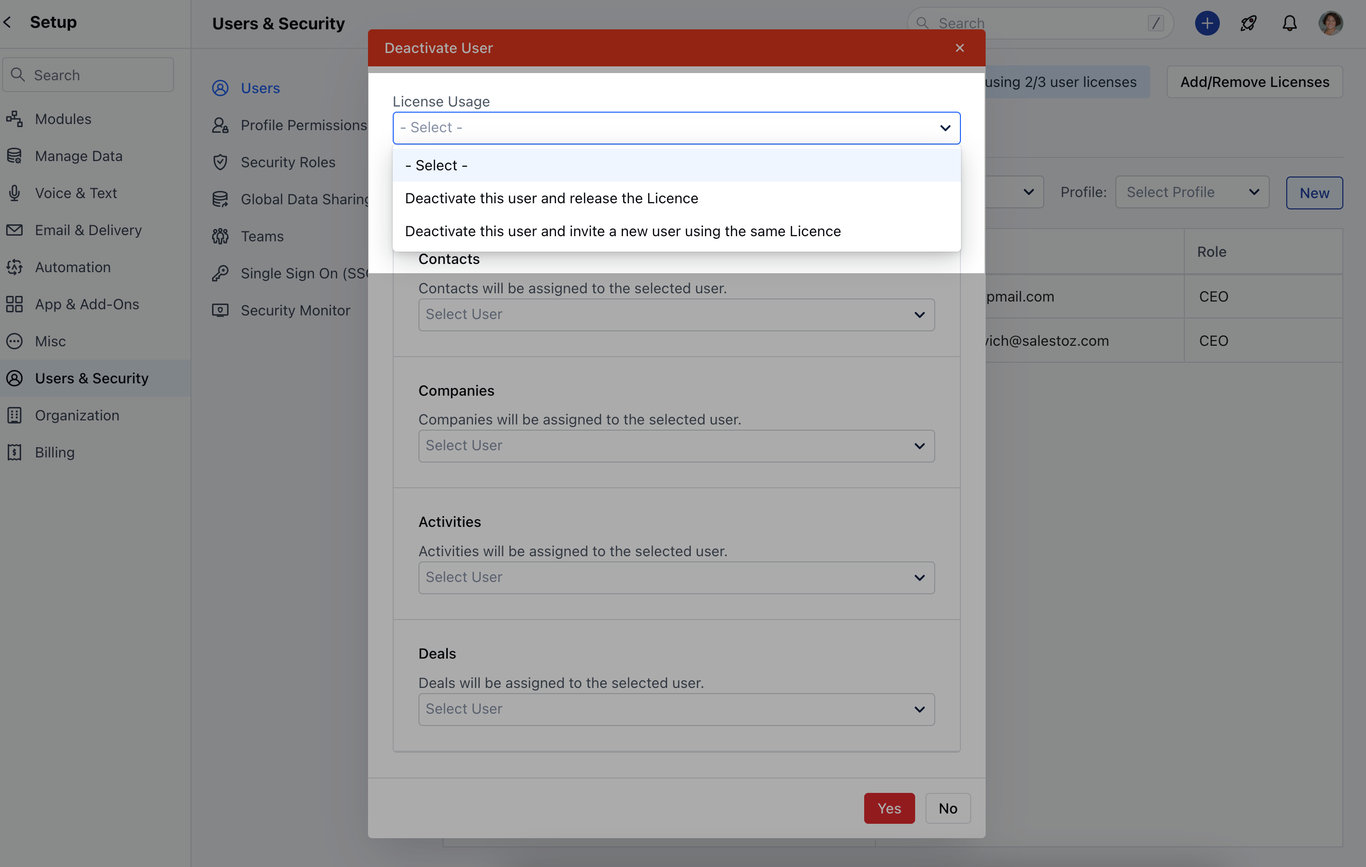 Managing Users in Salesmate – Salesmate