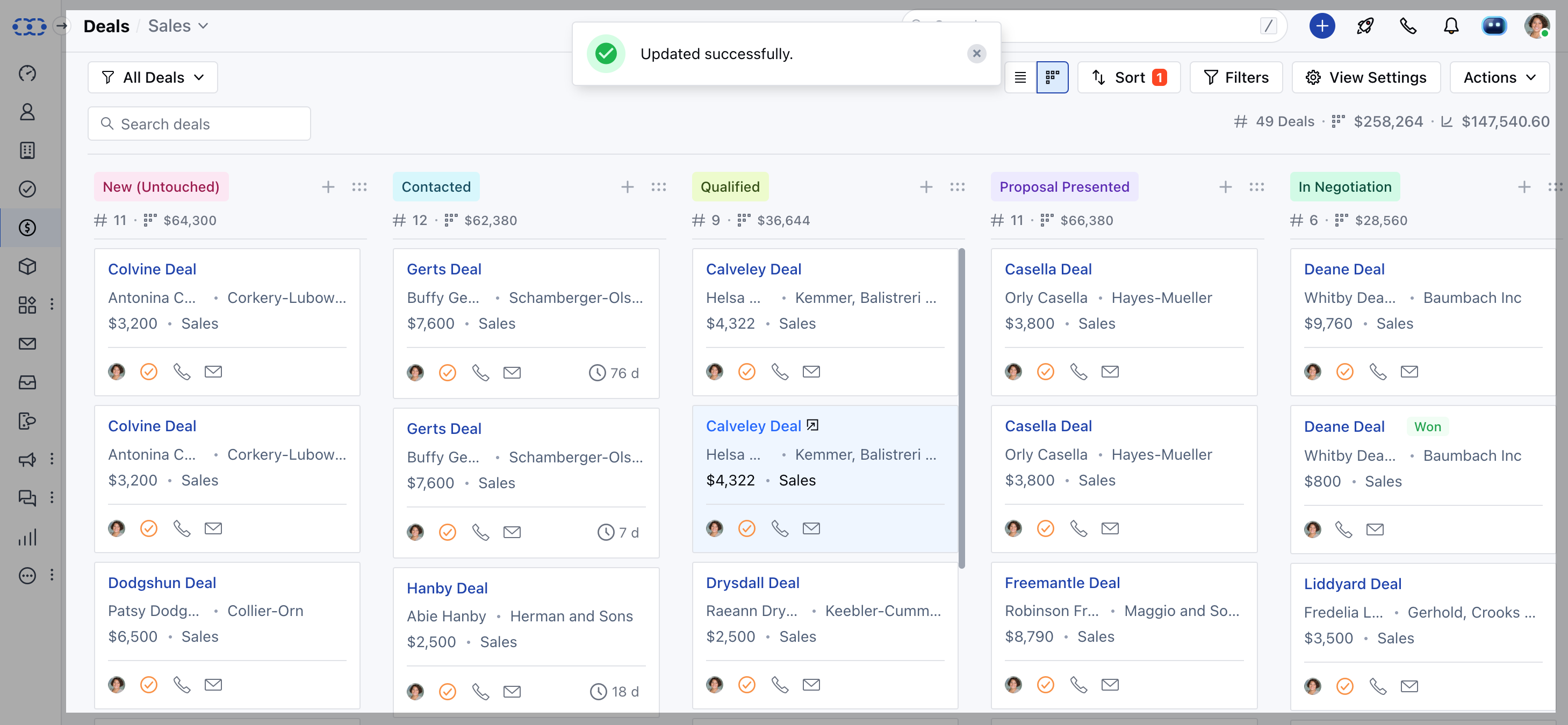 How To Set Default Pipeline Salesmate