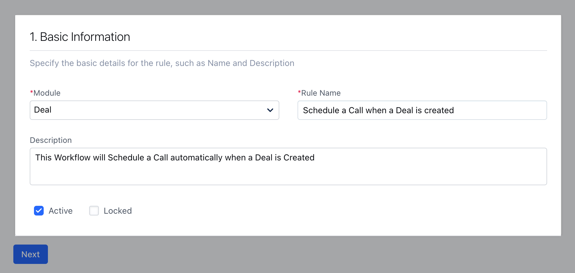How To Create An Activity Automatically When An Open Activity Has Been Marked Complete Salesmate