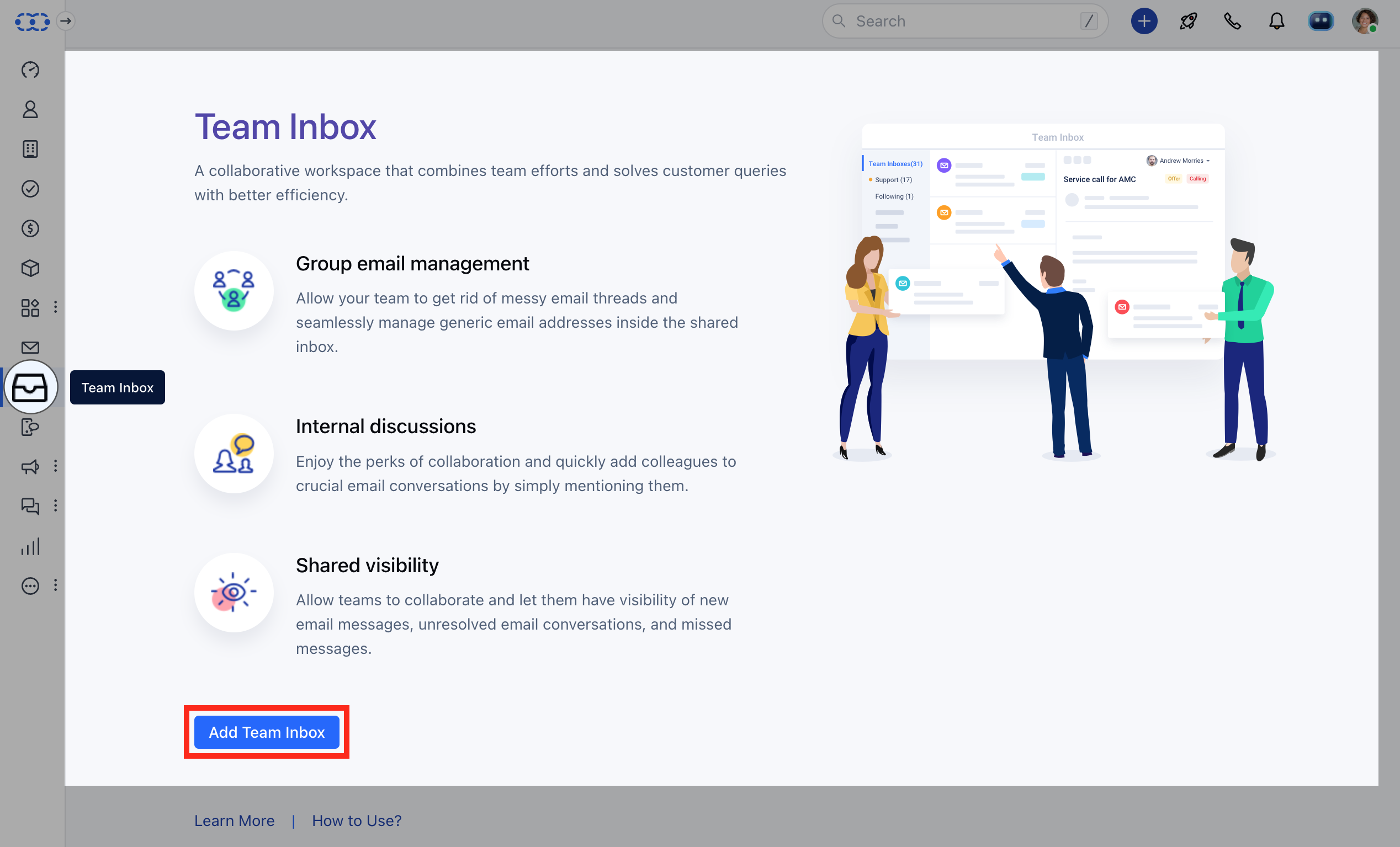 Setting up your Team Inbox – Salesmate
