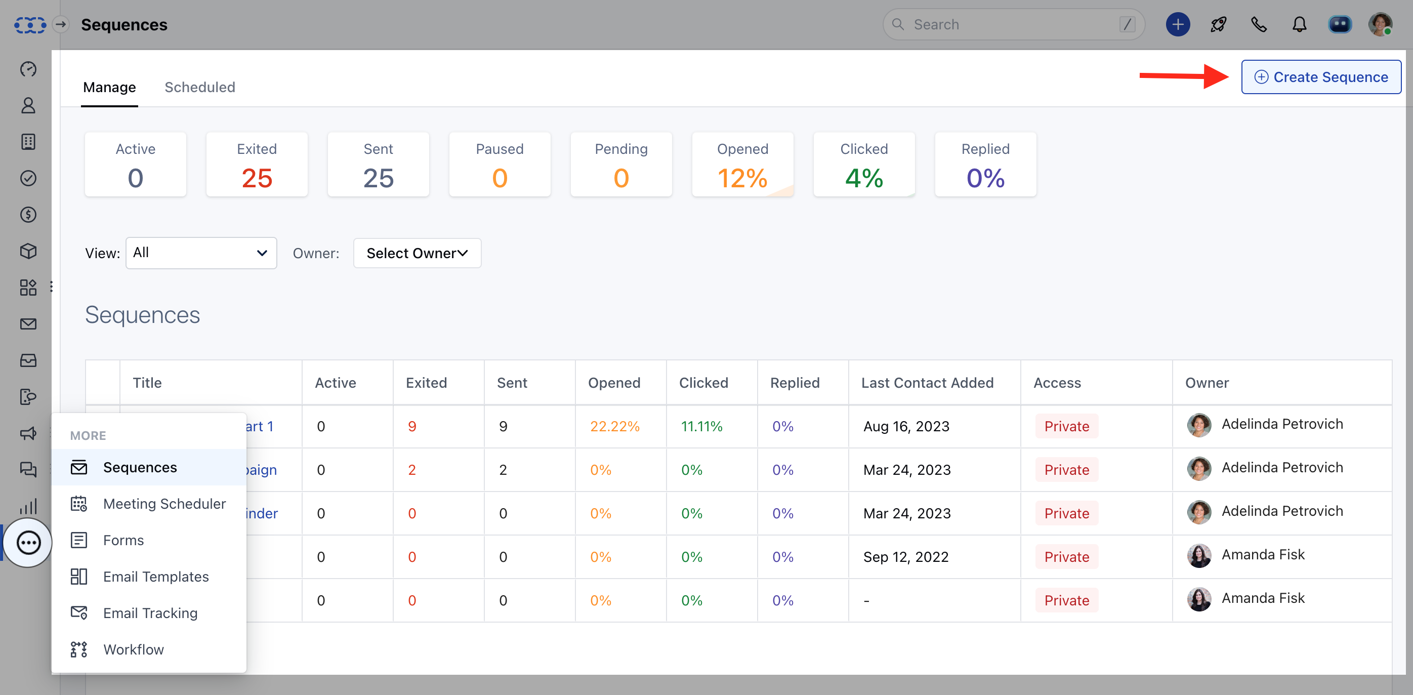 Creating Call steps and Scripts in sequences – Salesmate