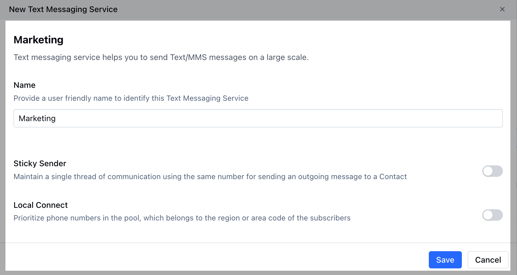 Text Messaging Service – Salesmate