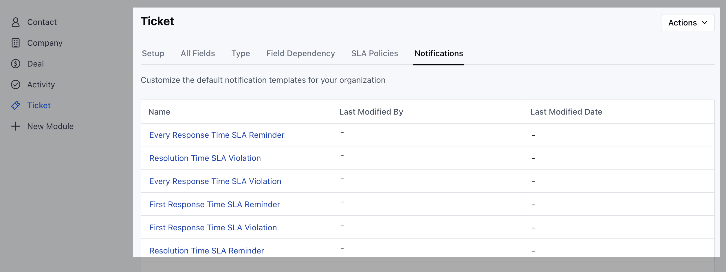 How To Customize Ticket Notification Templates Salesmate