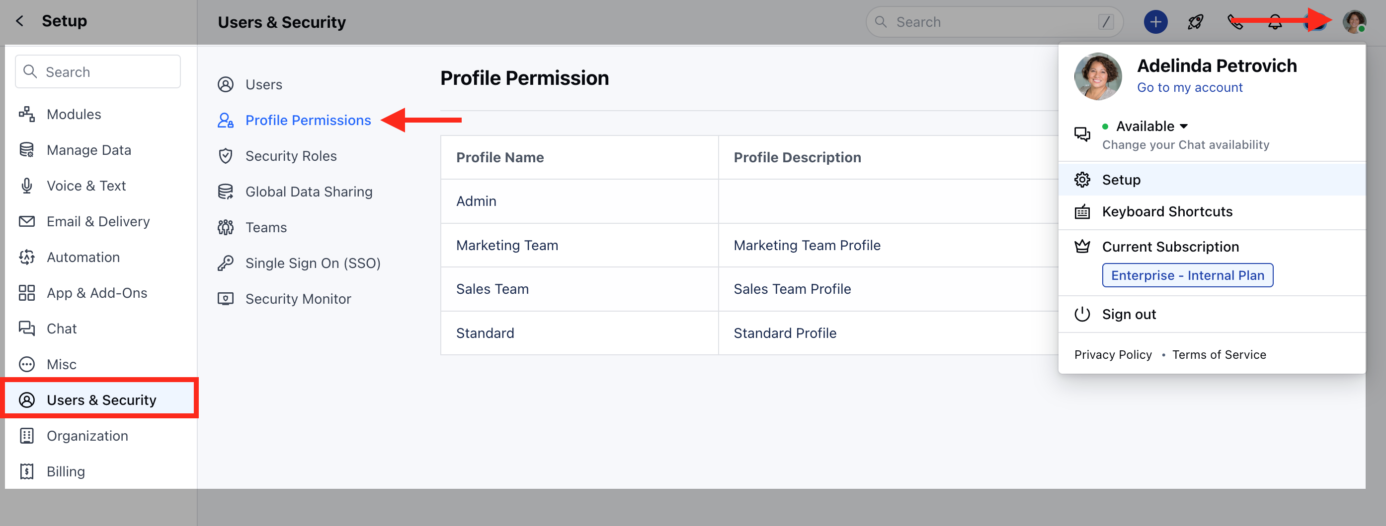 Document Management Roles & Permissions – Salesmate