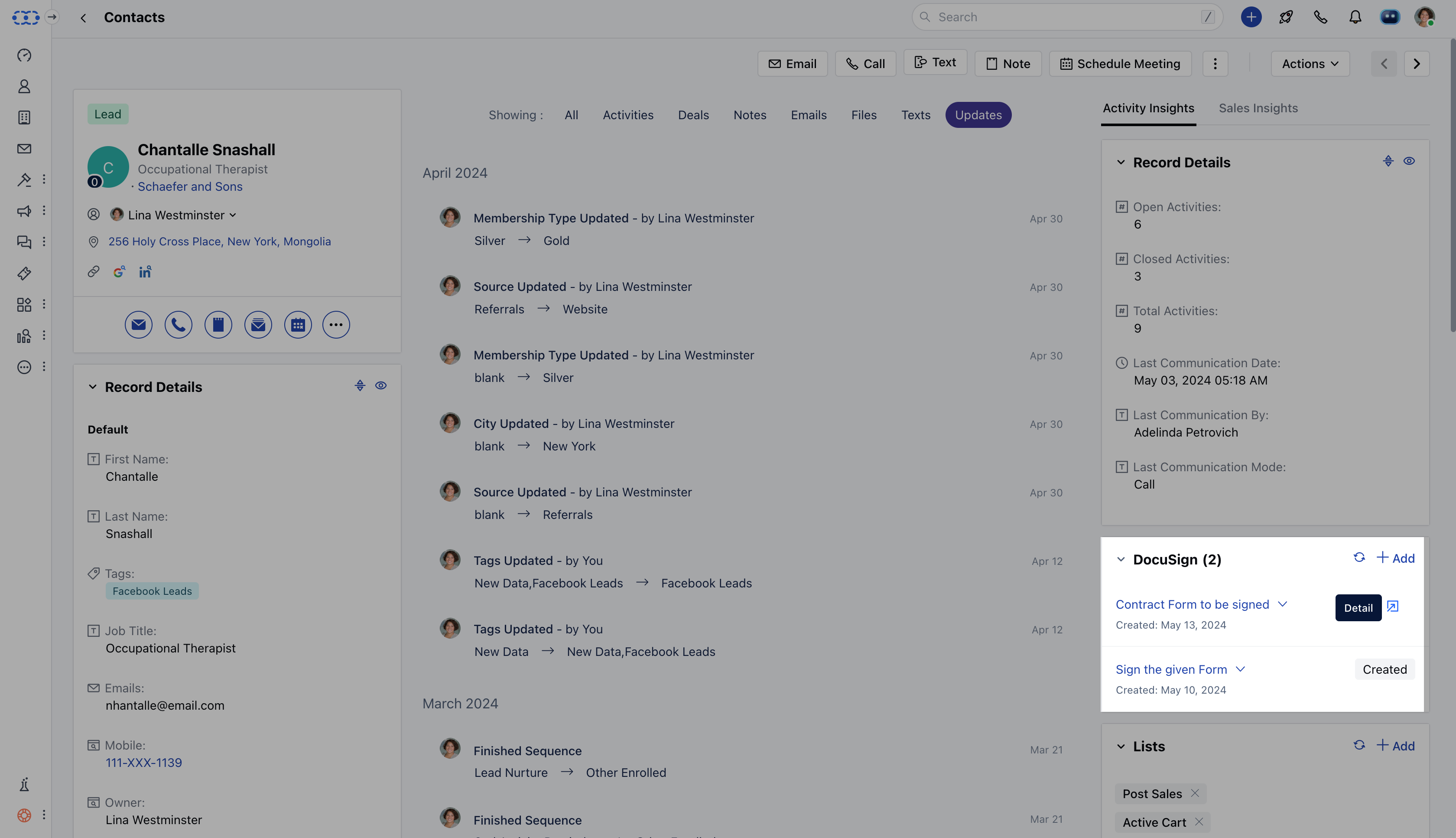 DocuSign Integration with Salesmate – Salesmate