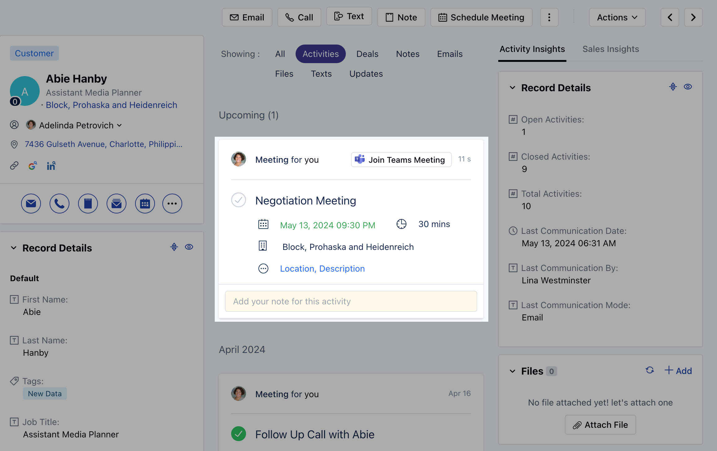 Microsoft Teams meeting + Salesmate integration – Salesmate