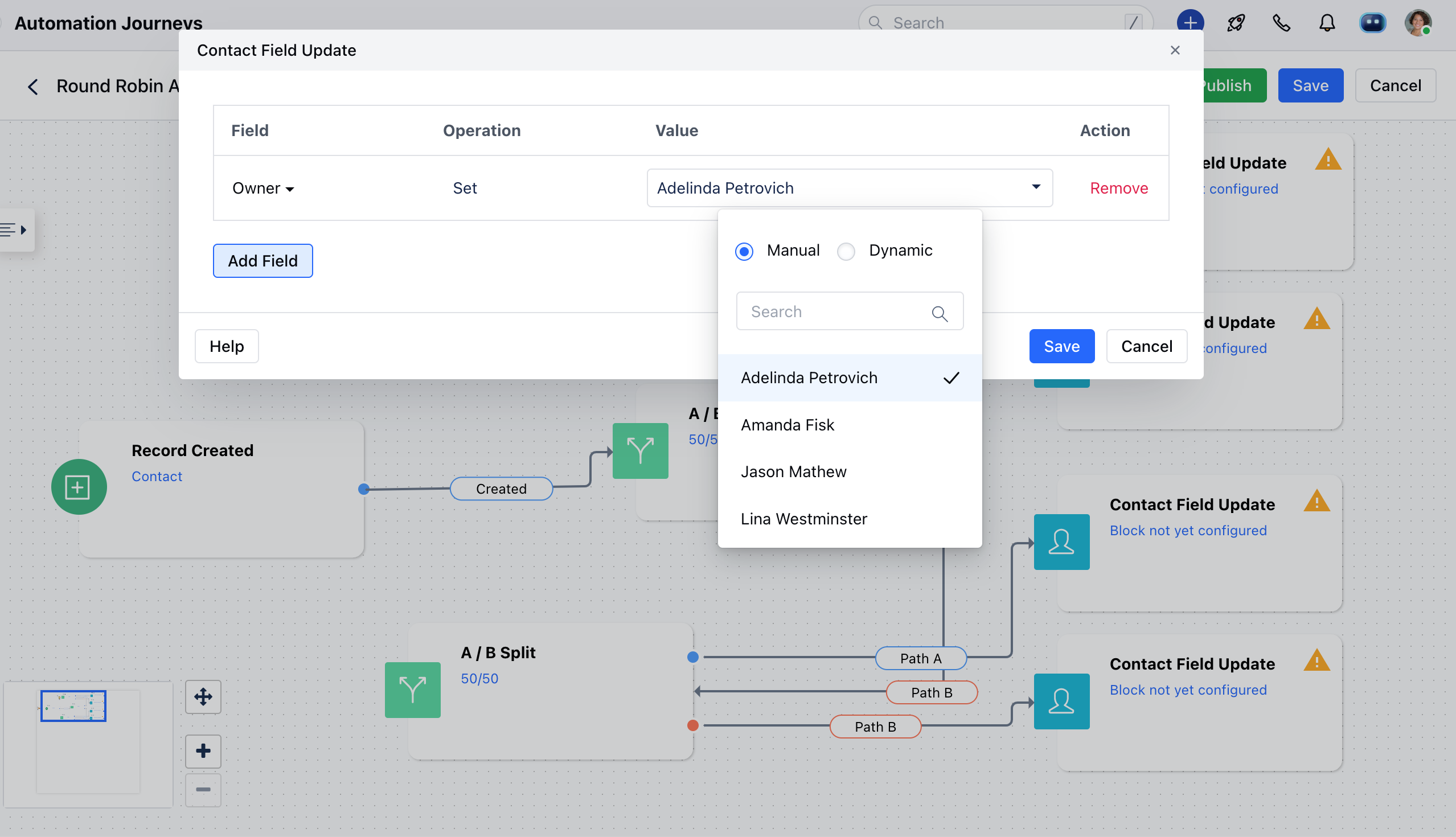 Round-Robin assignment of Records – Salesmate
