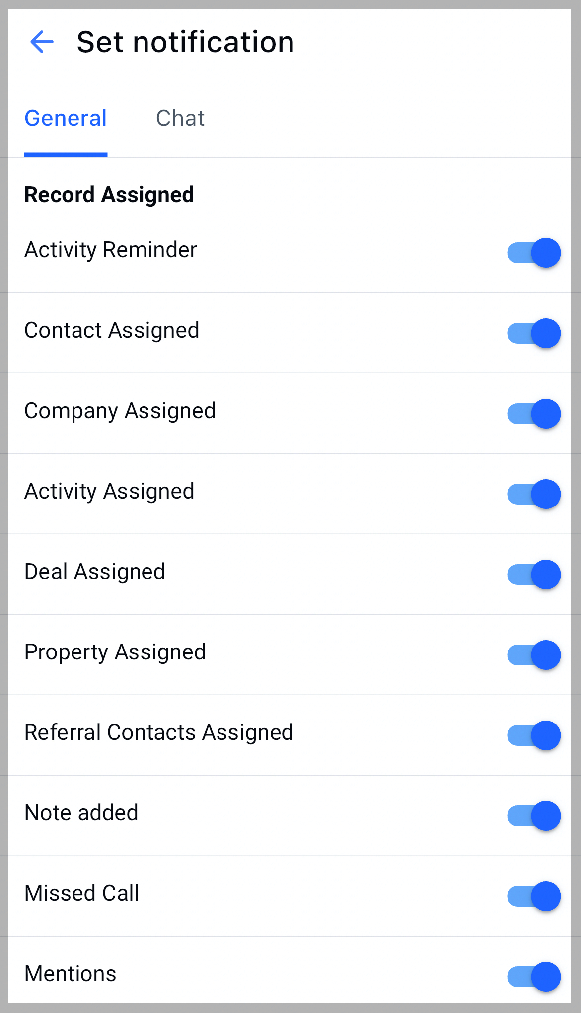 How To Set The Notification Preference In Mobile App Salesmate