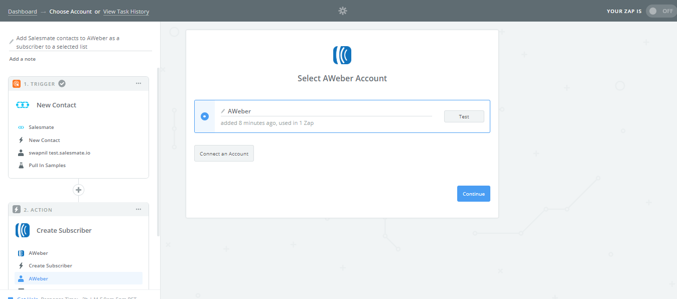 AWeber Integration – Salesmate