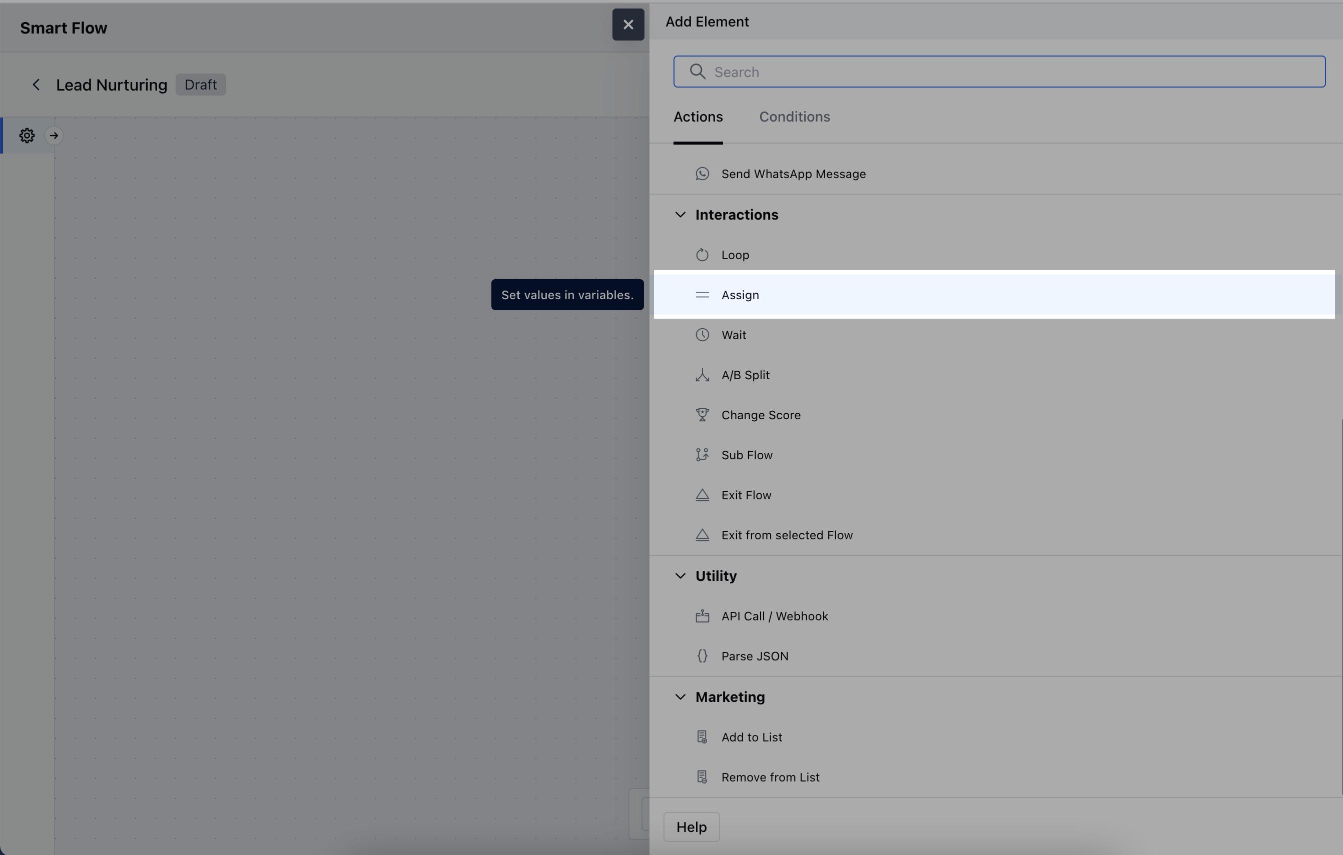 Assign – Salesmate