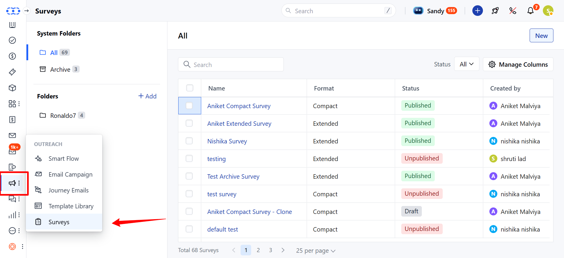 How to Publish a Survey – Salesmate