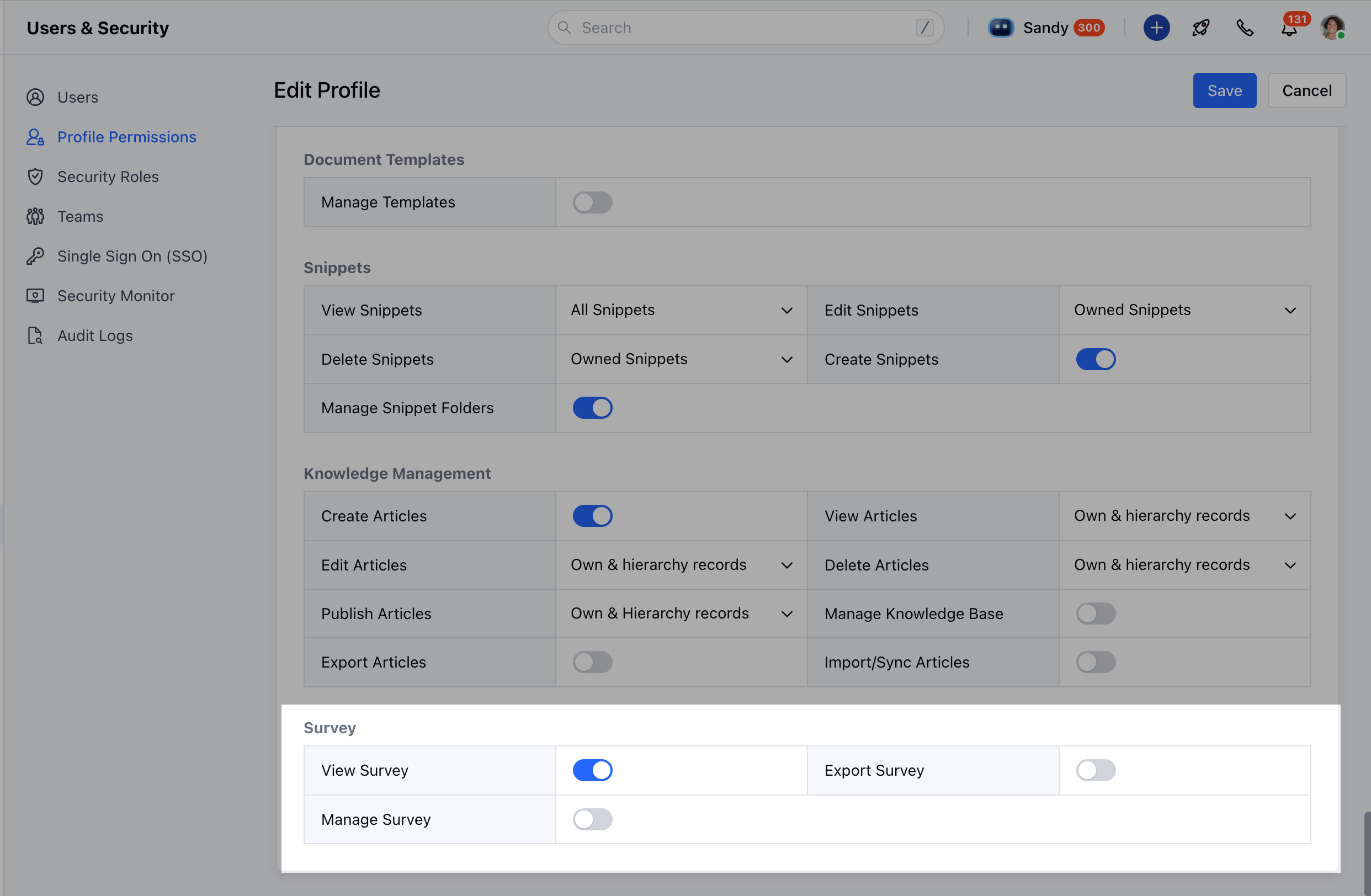 Surveys Pricing & Role – Salesmate