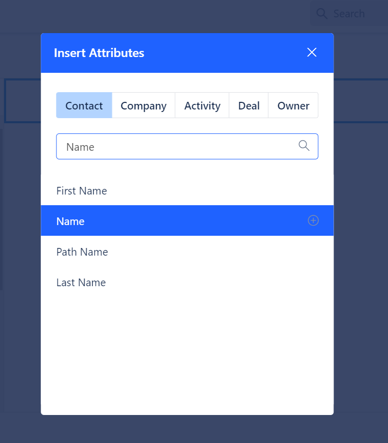 Inserting Dynamic Attributes in Email Templates – Salesmate